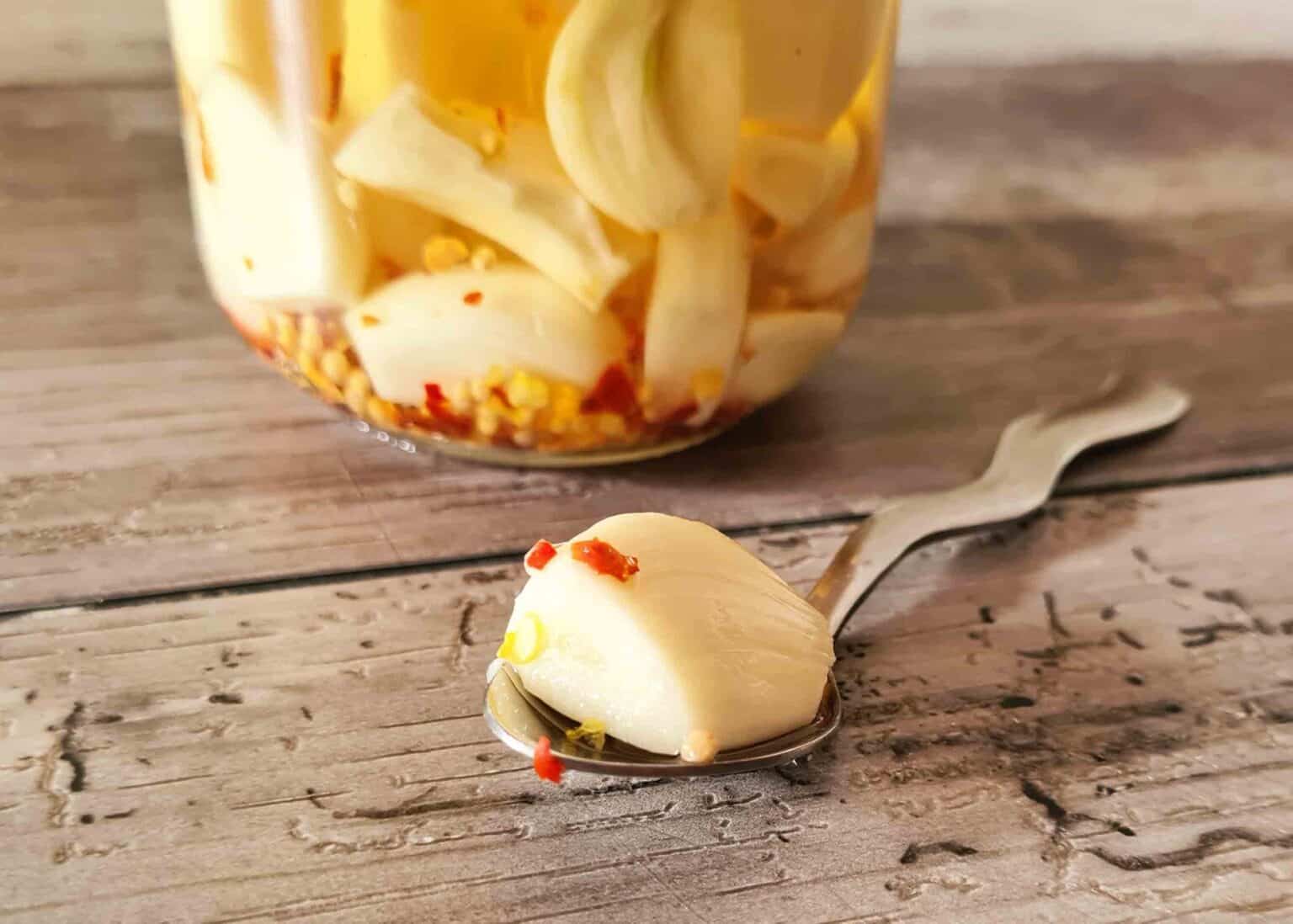 Chili Pickled Garlic - PepperScale